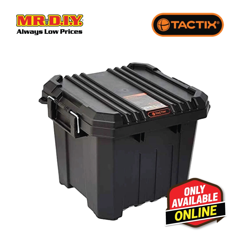 TACTIX Stackable Container Tool box (30L) | Shopee Malaysia