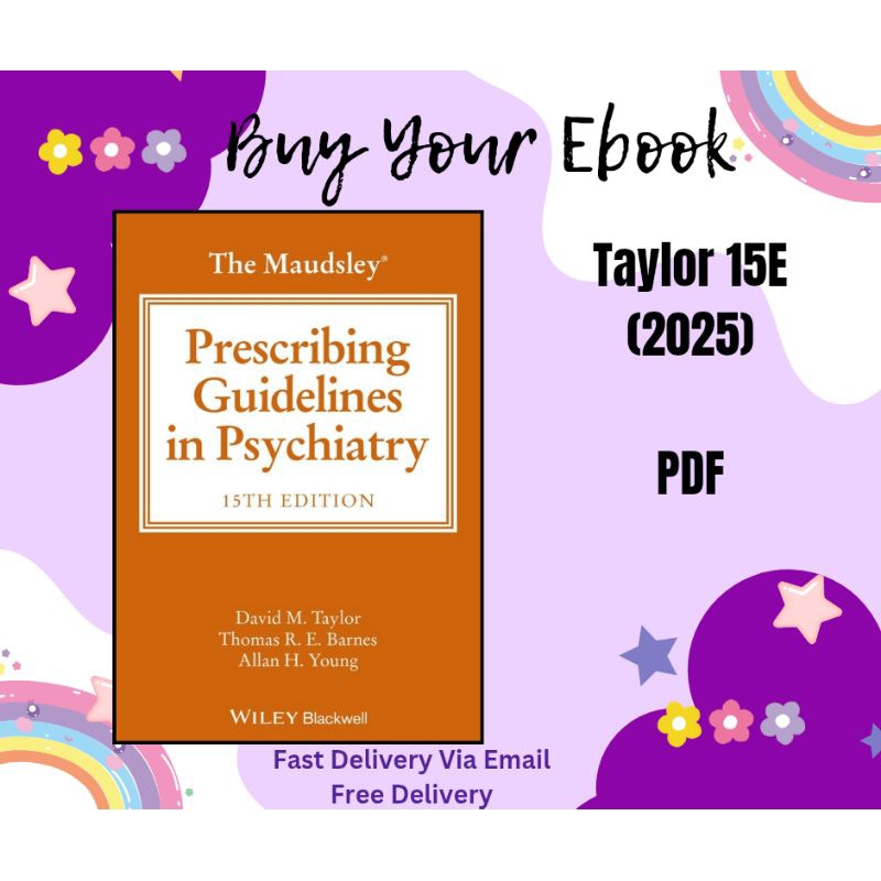 The Maudsley Prescribing Guidelines in Psychiatry - 15E (2025) | Shopee ...