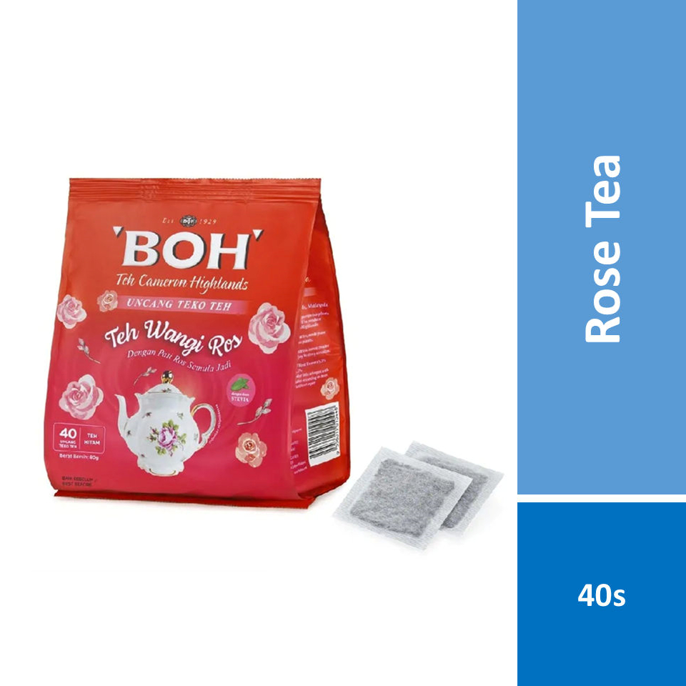 BOH Potbag Rose Tea (40’s) | Shopee Malaysia