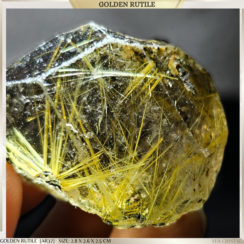 ️GOLDEN RUTILE STAR *PREMIUM QUALITY CRYSTAL* [AP58] MADAGASCAR ...