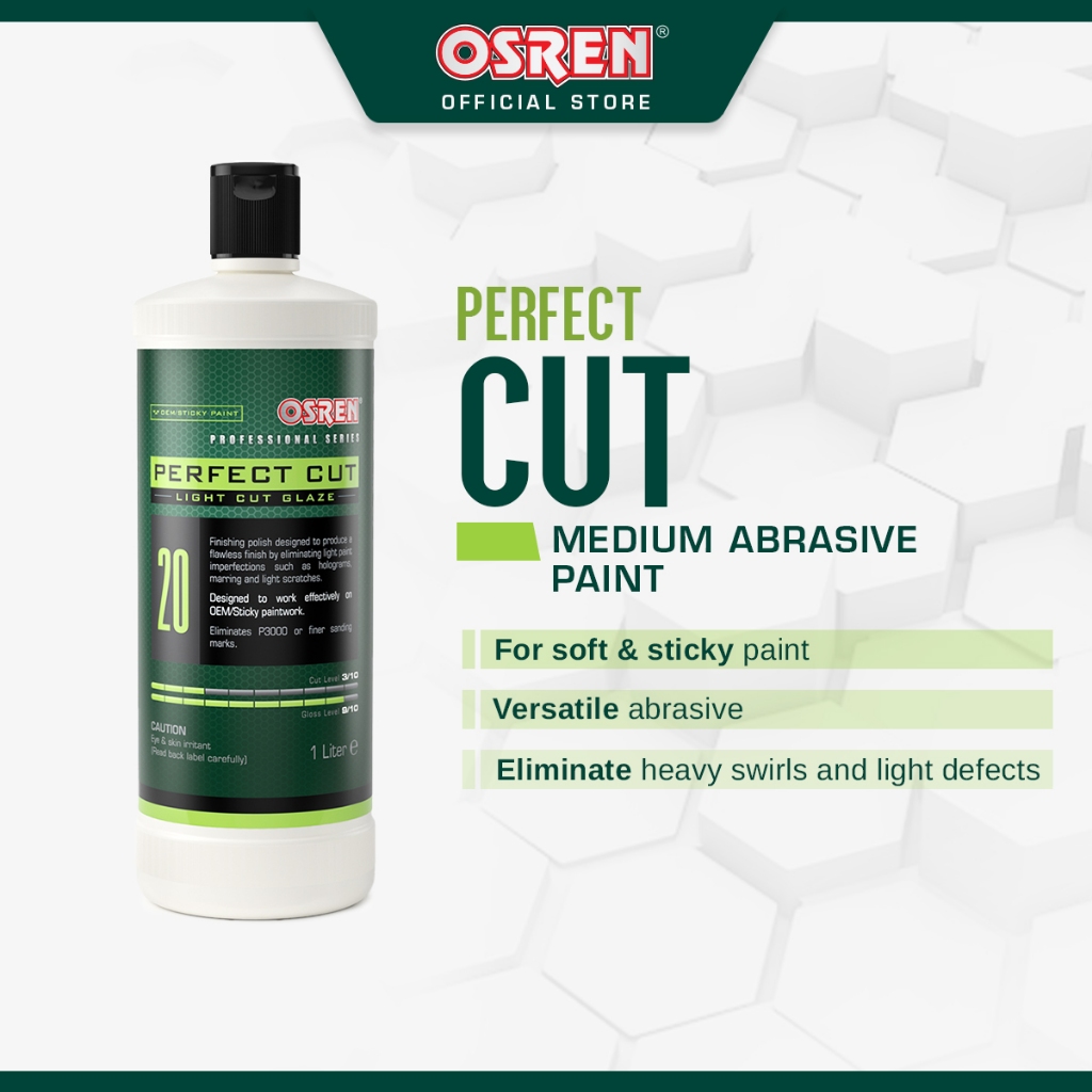 OSREN Perfect Cut 20 - For removal of defects on soft & sticky ...