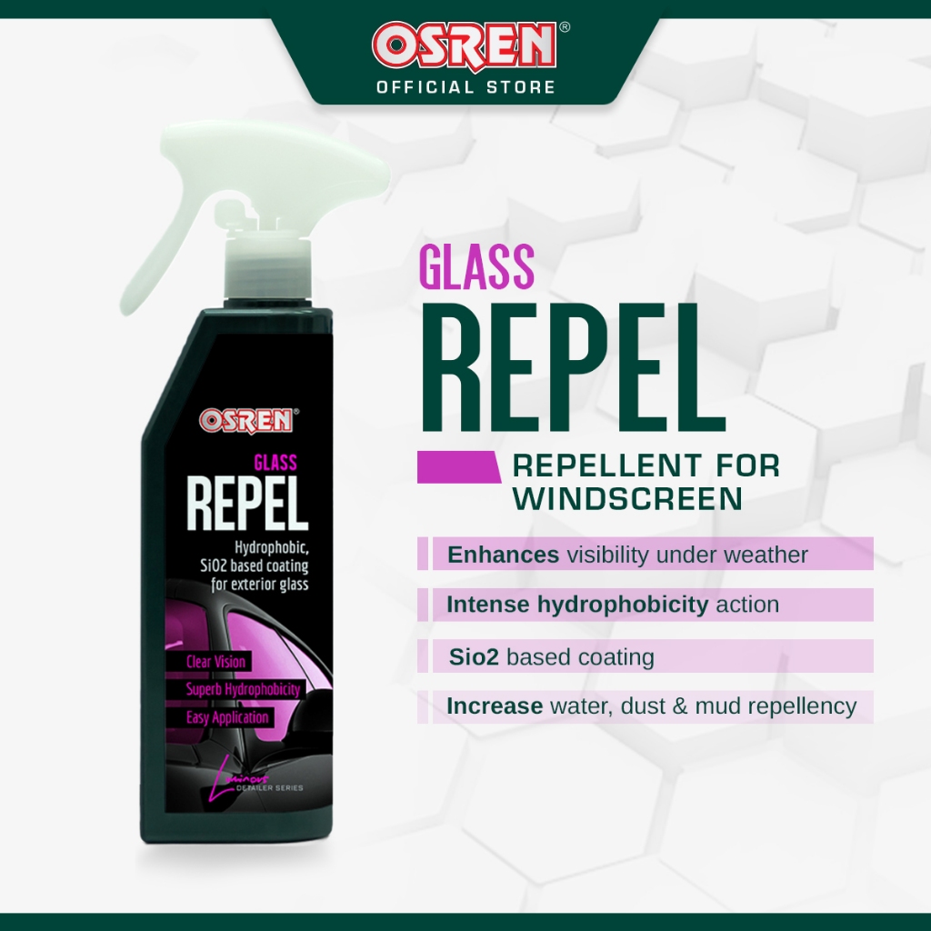 OSREN Luminous Glass Repel - Super Hydrophobic Glass Coating | Shopee ...