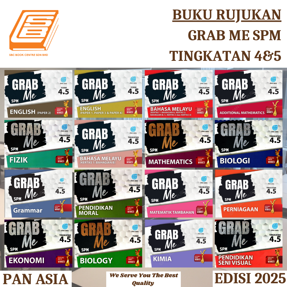 [SBCB] Buku Rujukan : Grab Me SPM Tingkatan 4.5 ( Pan Asia ) | Shopee Malaysia