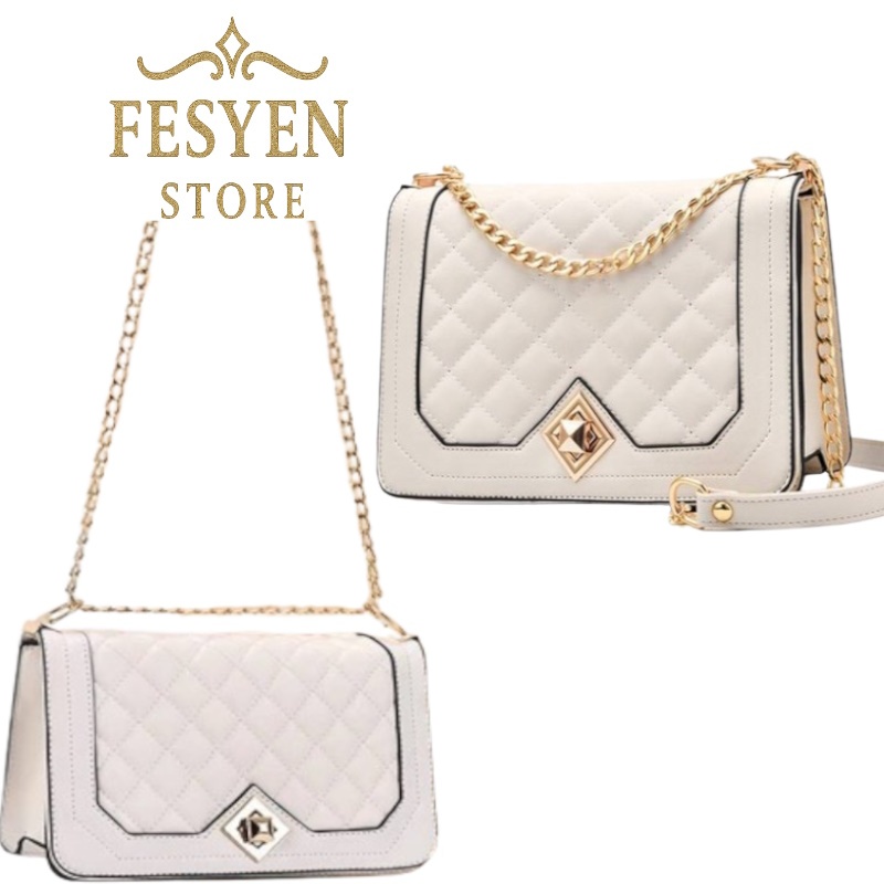 FESYEN STORE Women PU Leather Shoulder Bag Crossbody Bag Handbeg Wanita ...