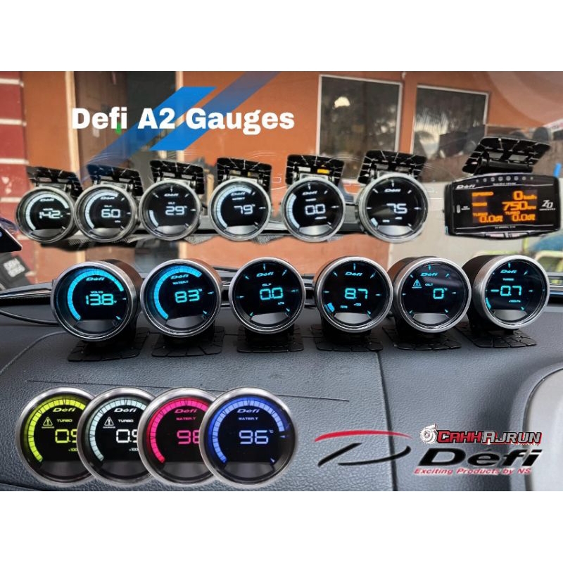Premium Set Defi A2 Digital OBD2 & Wiring Sensor kit Thai obdmeter ...