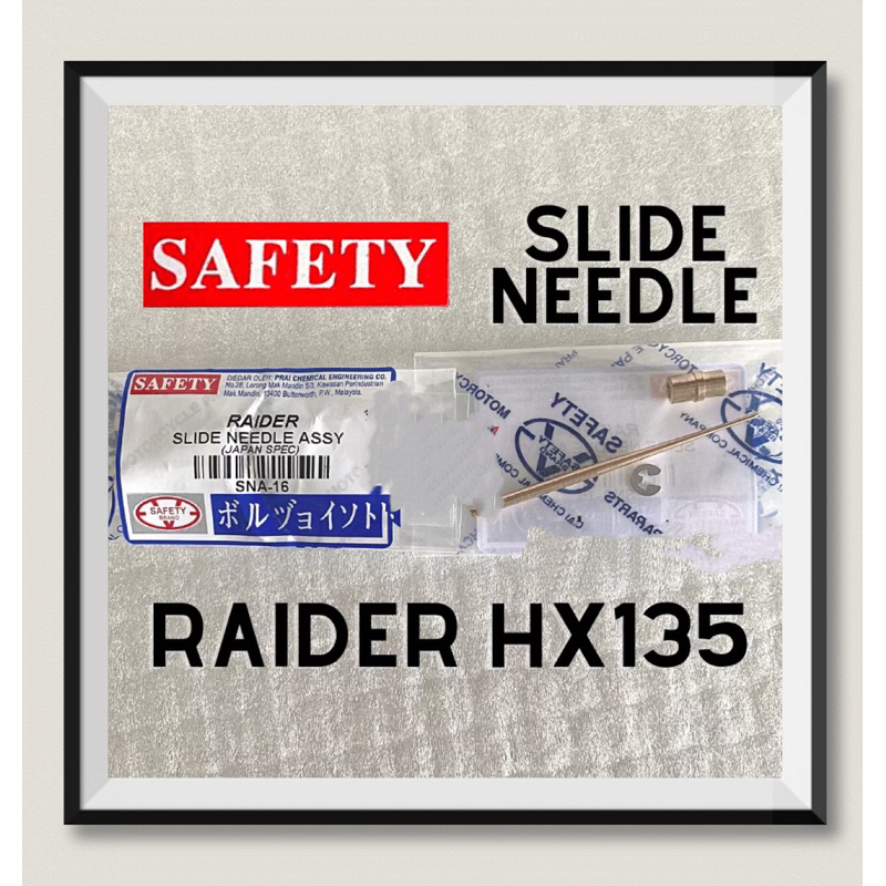( SAFETY ) SLIDE NEEDLE Honda RAIDER HX135 Jarum Slide Carburetor ...