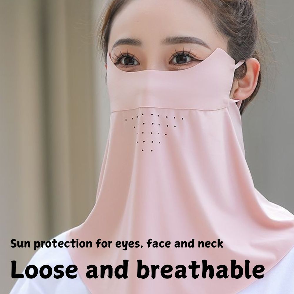 Summer Outdoor Sun Protection Breathable Mouth and Nose Mask Full Face ...