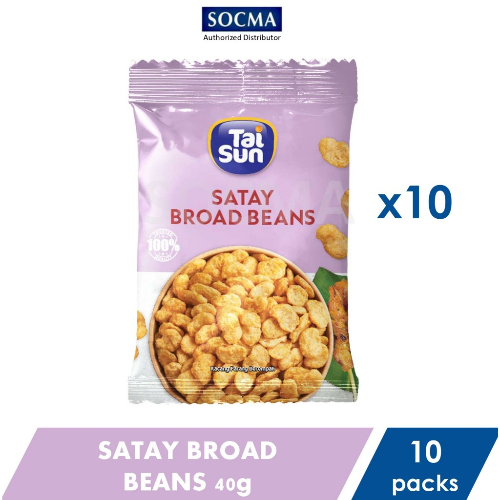 Tai Sun Satay Broad Beans 40g [10] | Shopee Malaysia