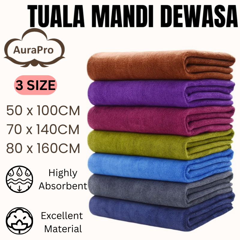 [READY STOCK ]🇲🇾Tuala Mandi Dewasa Besar Janji 100% Serap Air Tuala ...