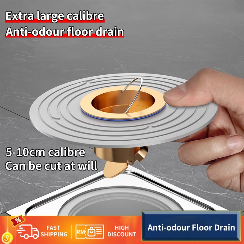 Universal Dectable Floor Drain Anti-odor Sink Strainer Magnetic Self-Closing Backflow Preventer ...