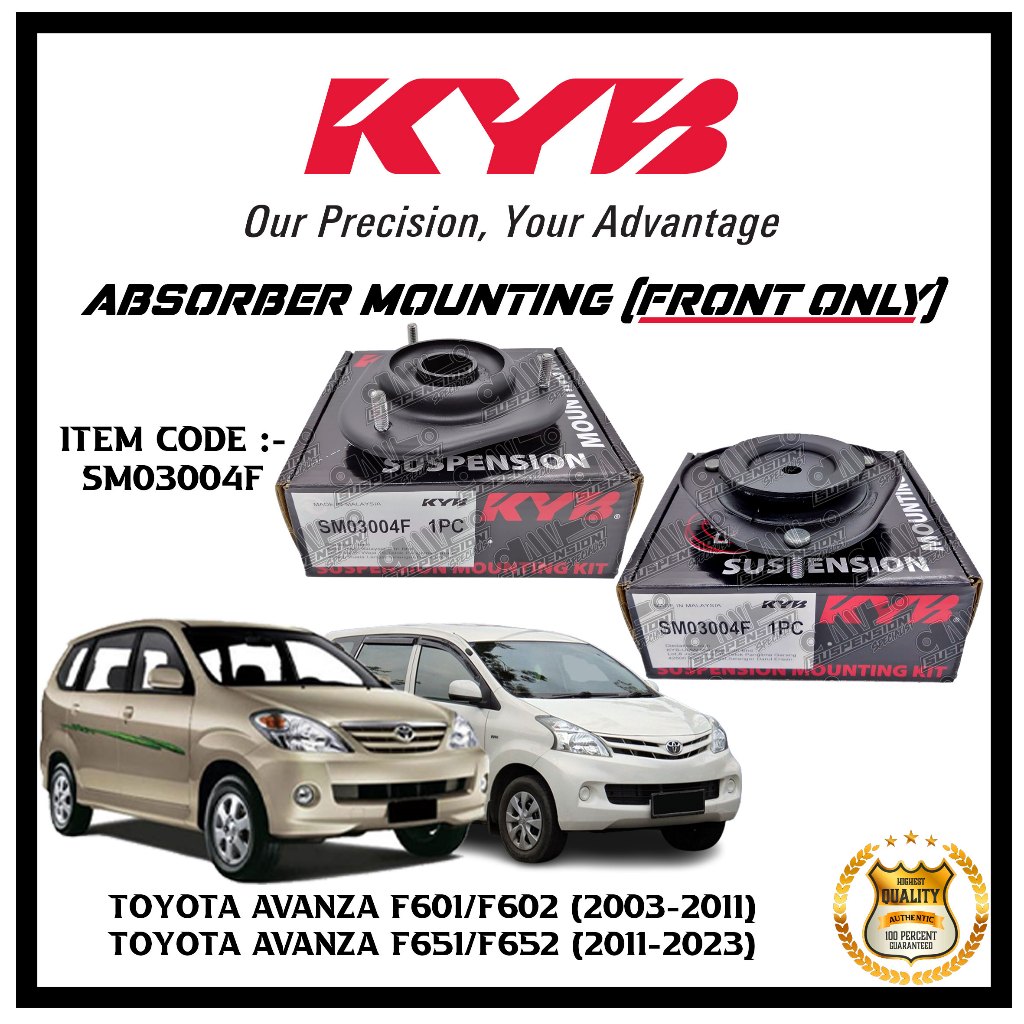 TOYOTA AVANZA (F601 / F602 / F651 / F652) 1.3 / 1.5 (2006~) ABSORBER ...