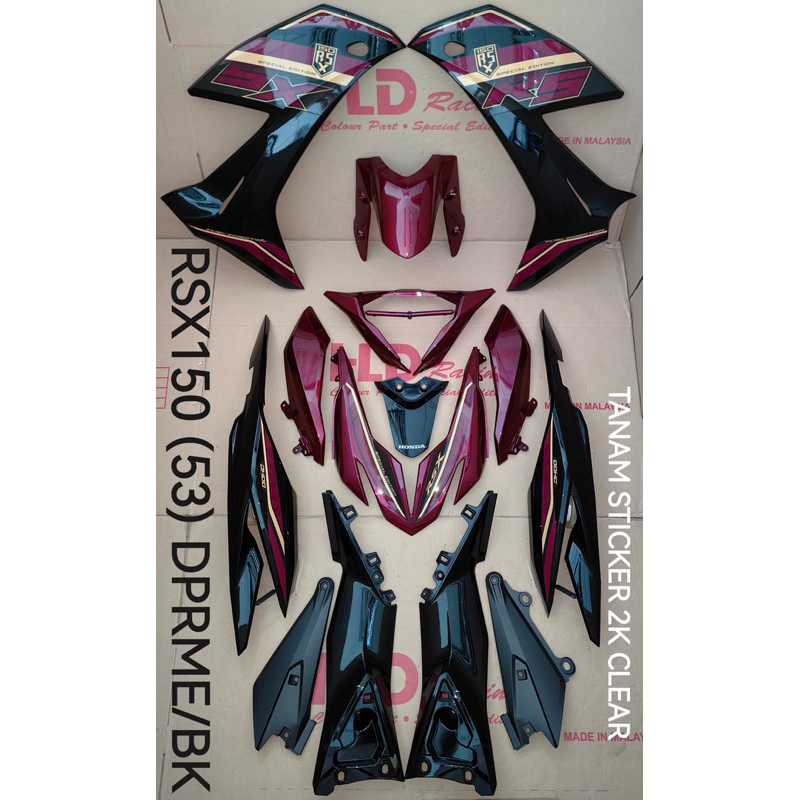HLD RSX (DUNHILL)EDITION STICKER TANAM / RSX MXKING 2025 | Shopee Malaysia