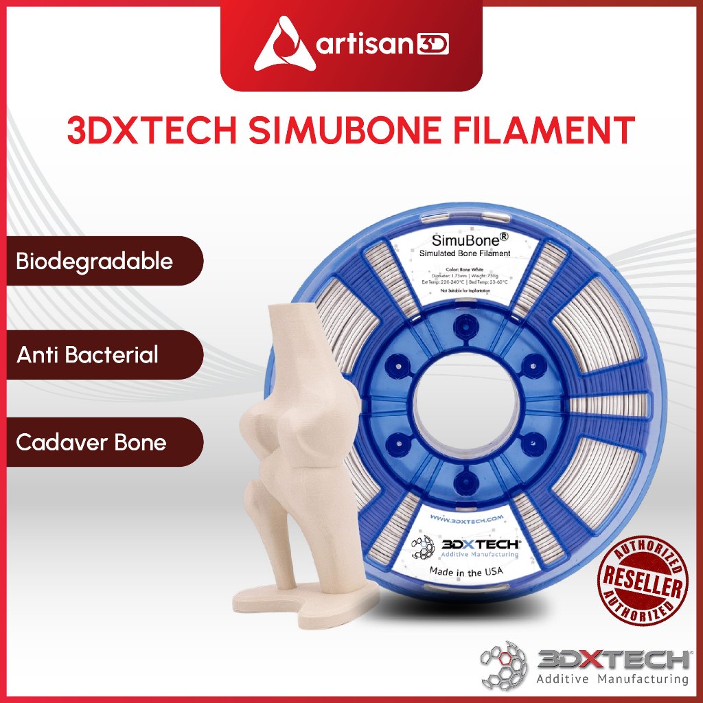 3DXTECH SIMUBONE SIMULATED BONE FILAMENT | Certified Antibacteria | Pla ...
