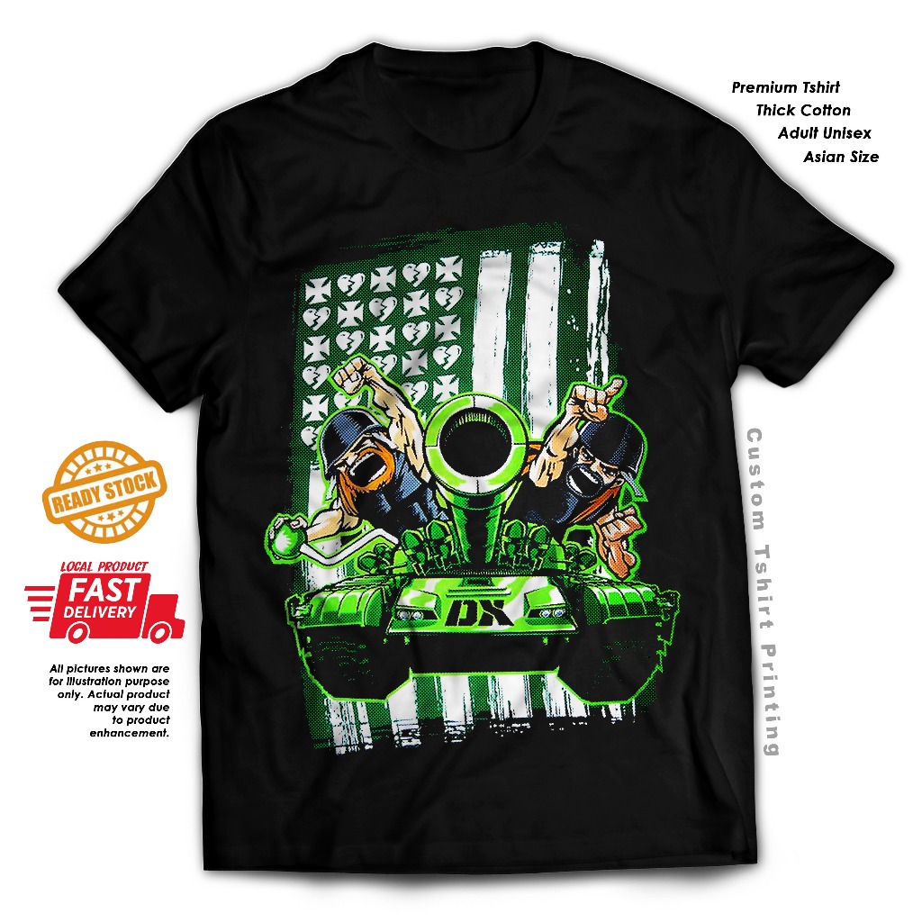 D Generation X DX Triple H Shawn Michaels wwe wrestling cotton tshirt ...