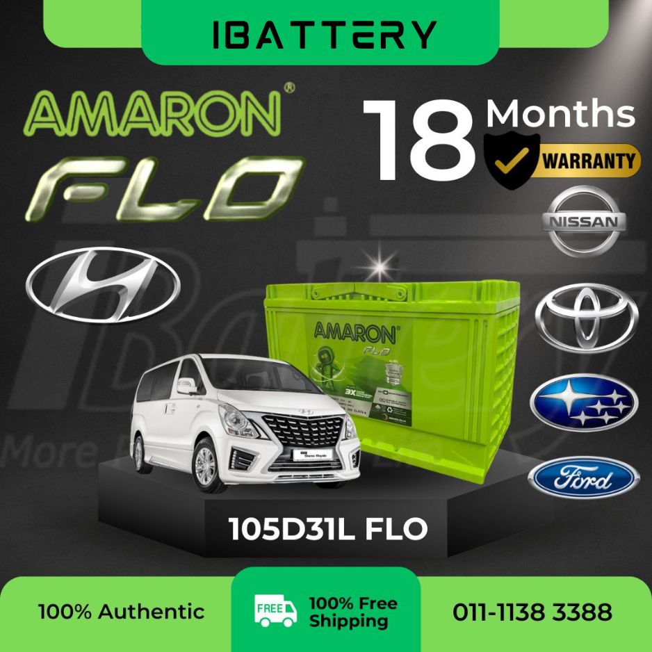 [FREE INSTALLATION] 105D31L AMARON FLO Car Battery | Shopee Malaysia