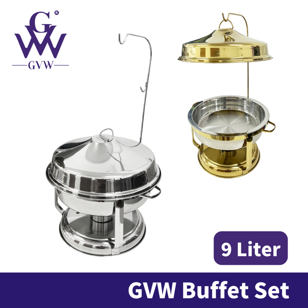 GVW Hanging Chafing Hanged Chafer Bekas Makanan Tray Bertutup Buffet ...