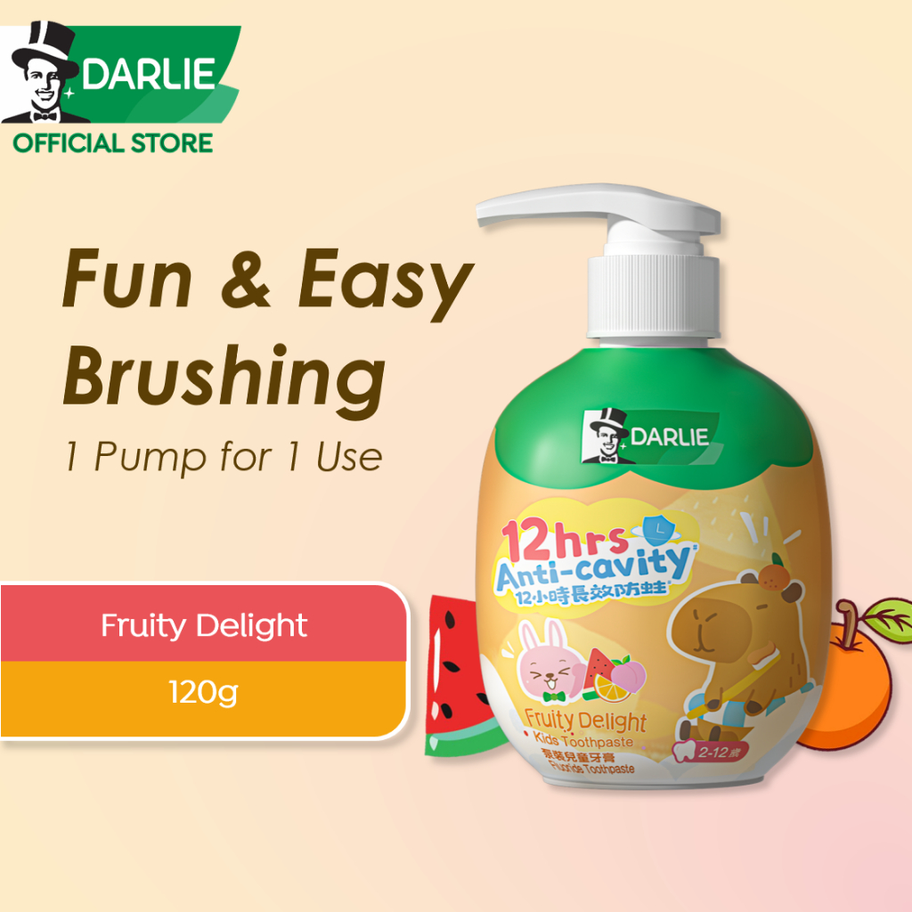DARLIE Kids Pump Fruity Delight Toothpaste 120g | Shopee Malaysia