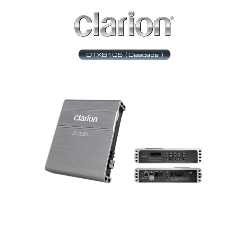 CLARION DTX810S 12 CHANNEL CAR DSP 8 AMPLIFIER OTG & CONTROLLER ...