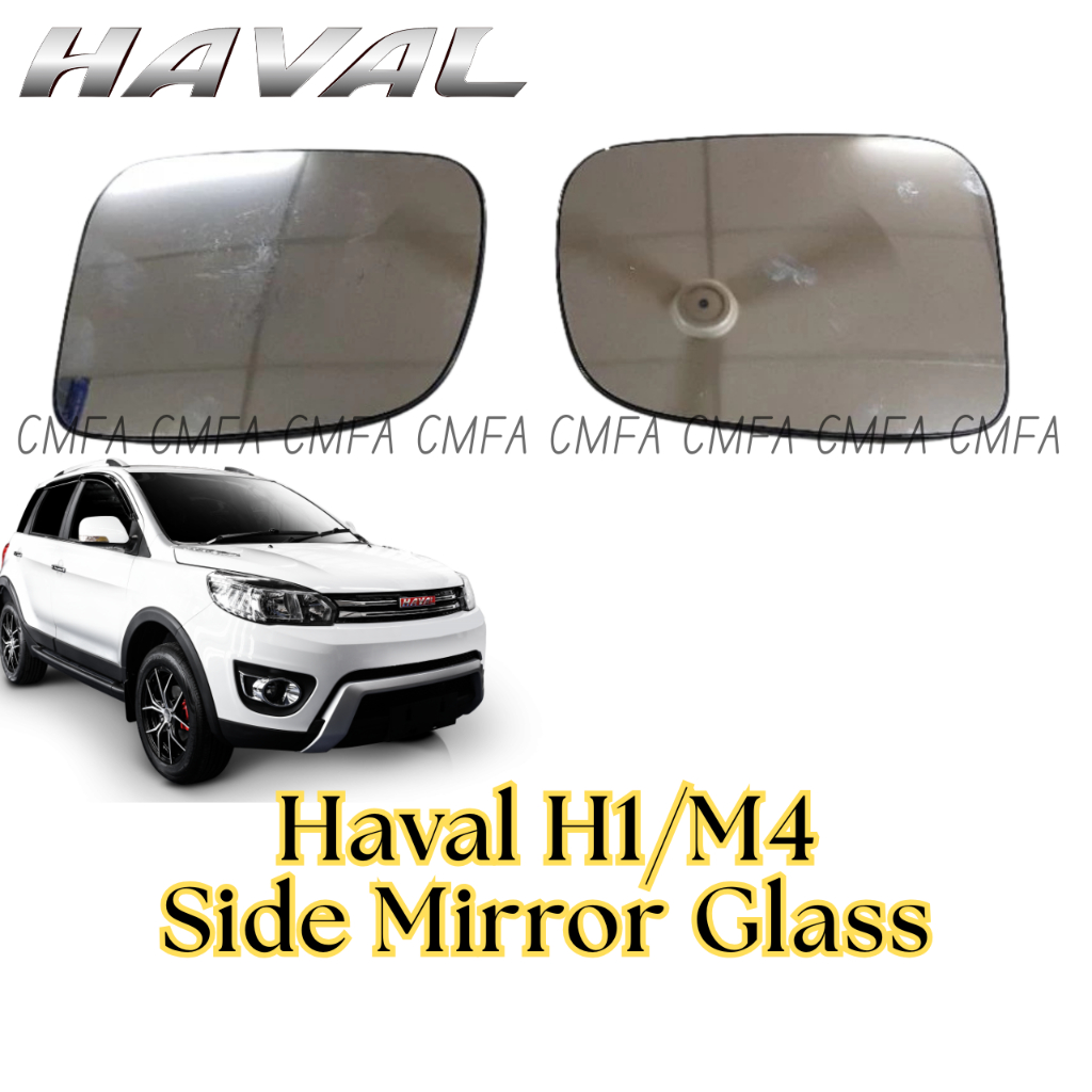 HAVAL H1 Great Wall M4 Rearview Side Mirror Glass Replacement Lens Kaca ...