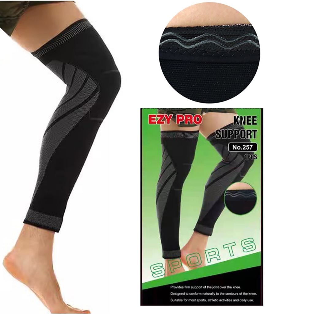 Ezy Pro Long Knee Support Model 257 Black (1pcs/box) | Shopee Malaysia