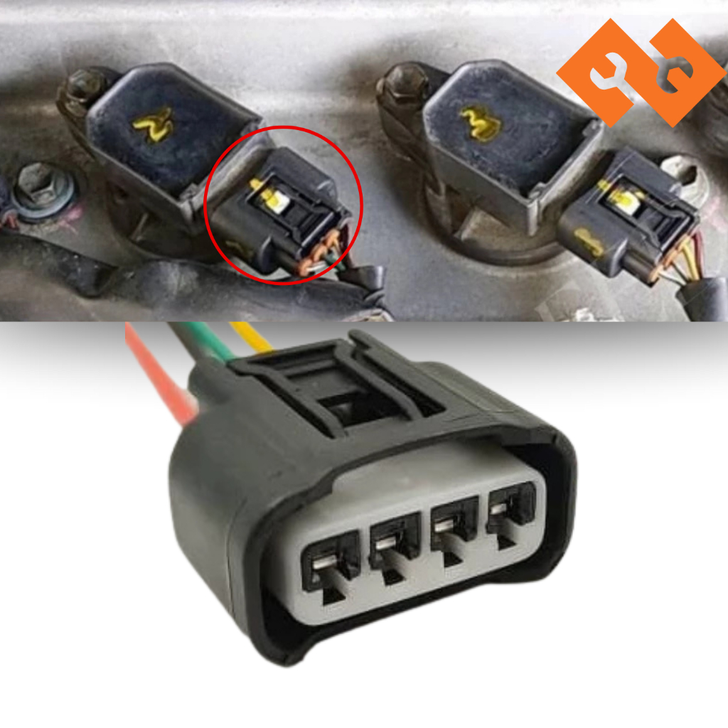 ACV30,40/Harrier 2.4/NCP42 Socket Plug Coil（4 Pin） Socket Connector ...