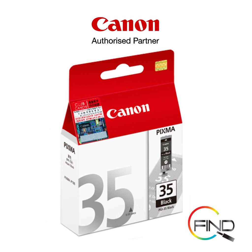 Canon PGI-35 Black Cartridge For iP100/iP110/TR150/TR160 Printer ...
