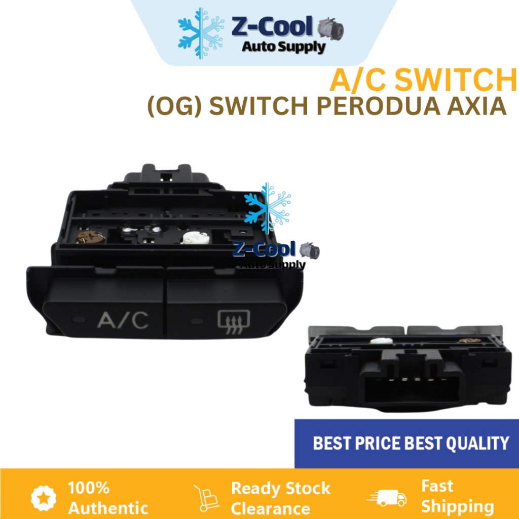 Perodua Axia 2015 (6 Pin) Air Cond AC Switch On Off Switch Button With ...