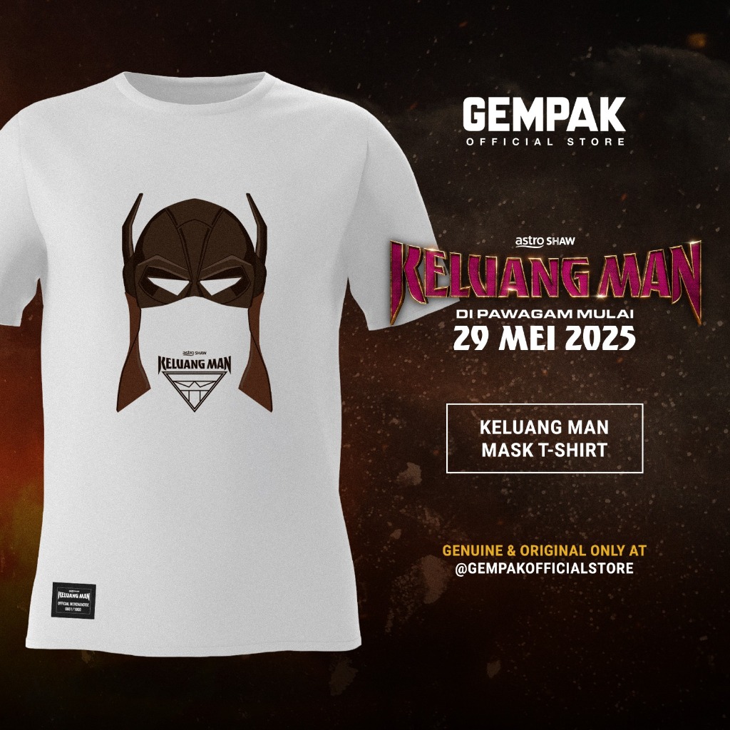 Keluang Man Official T-Shirt - Mask Version | Shopee Malaysia
