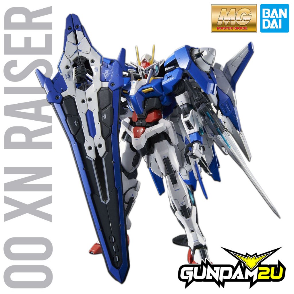 BANDAI MG 1/100 GUNDAM 00 XN Raiser - Plastic Model Kit Master Grade ...