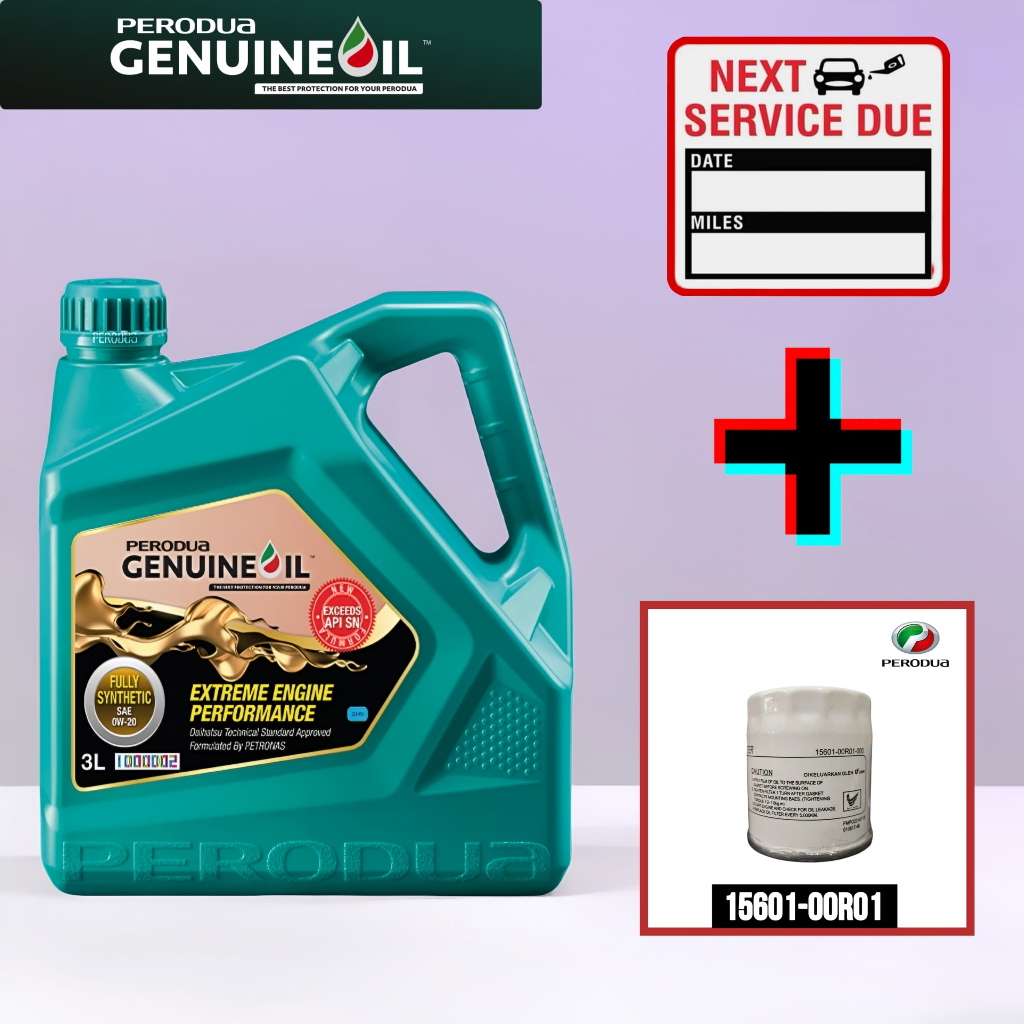 Perodua 0W20 Green (3 Liter) SAE Fully Synthetic Engine Oil - Axia ...