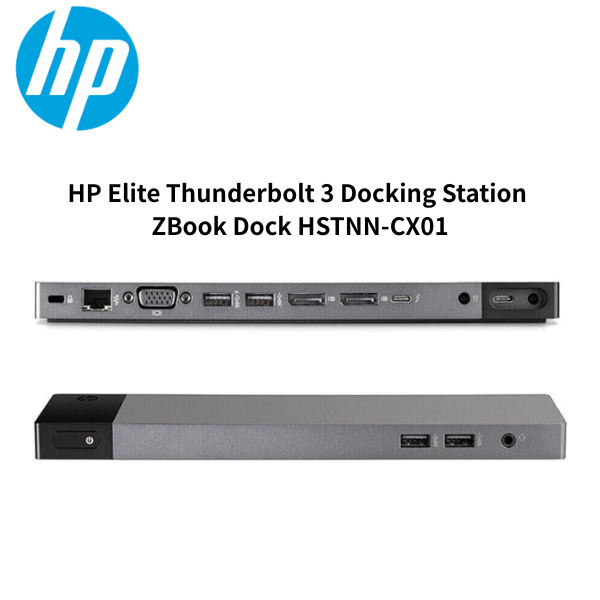 HP Elite Thunderbolt 3 Docking Station ZBook Dock HSTNN-CX01 with 90W ...