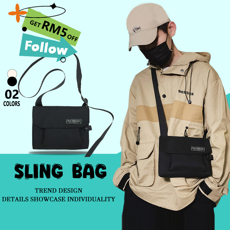 Sling Beg Lelaki Mini Messenger Bag Man Waterproof Shoulder Bag Korean ...