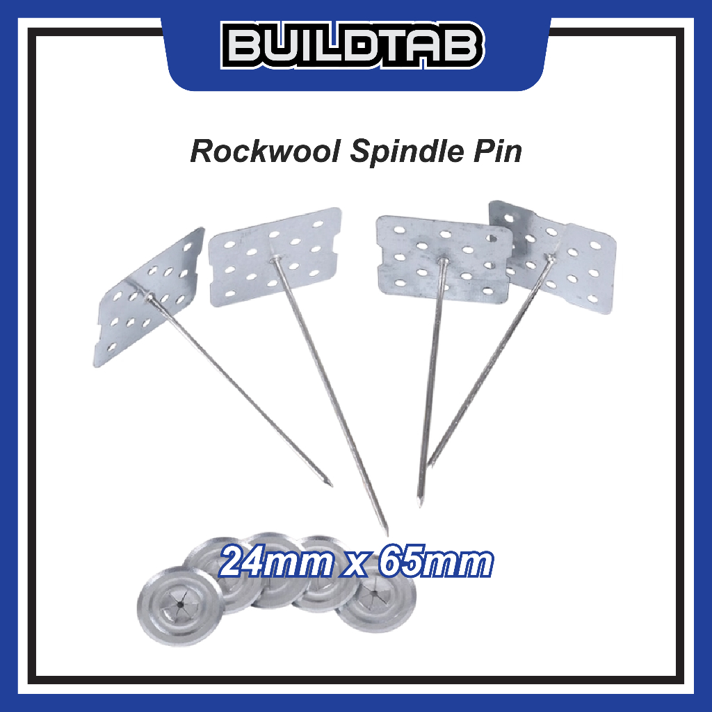 ( 10pcs ) Insulation Pin Spindle Pin Rockwool Stonewool Roof Wall 65mm ...