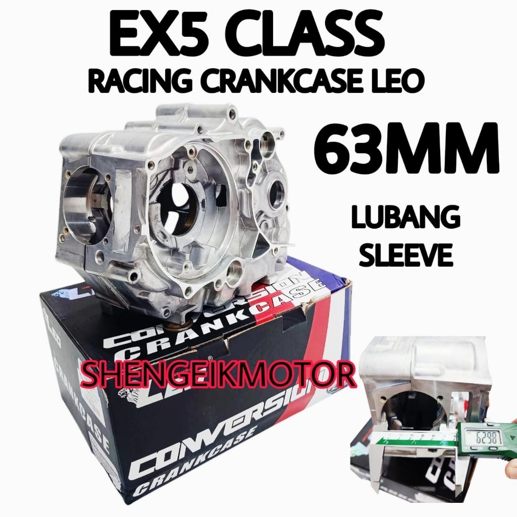 LEO EX5 CLASS RACING CRANKCASE HOLE 63MM LEO LUBANG TIANG STANDARD ...