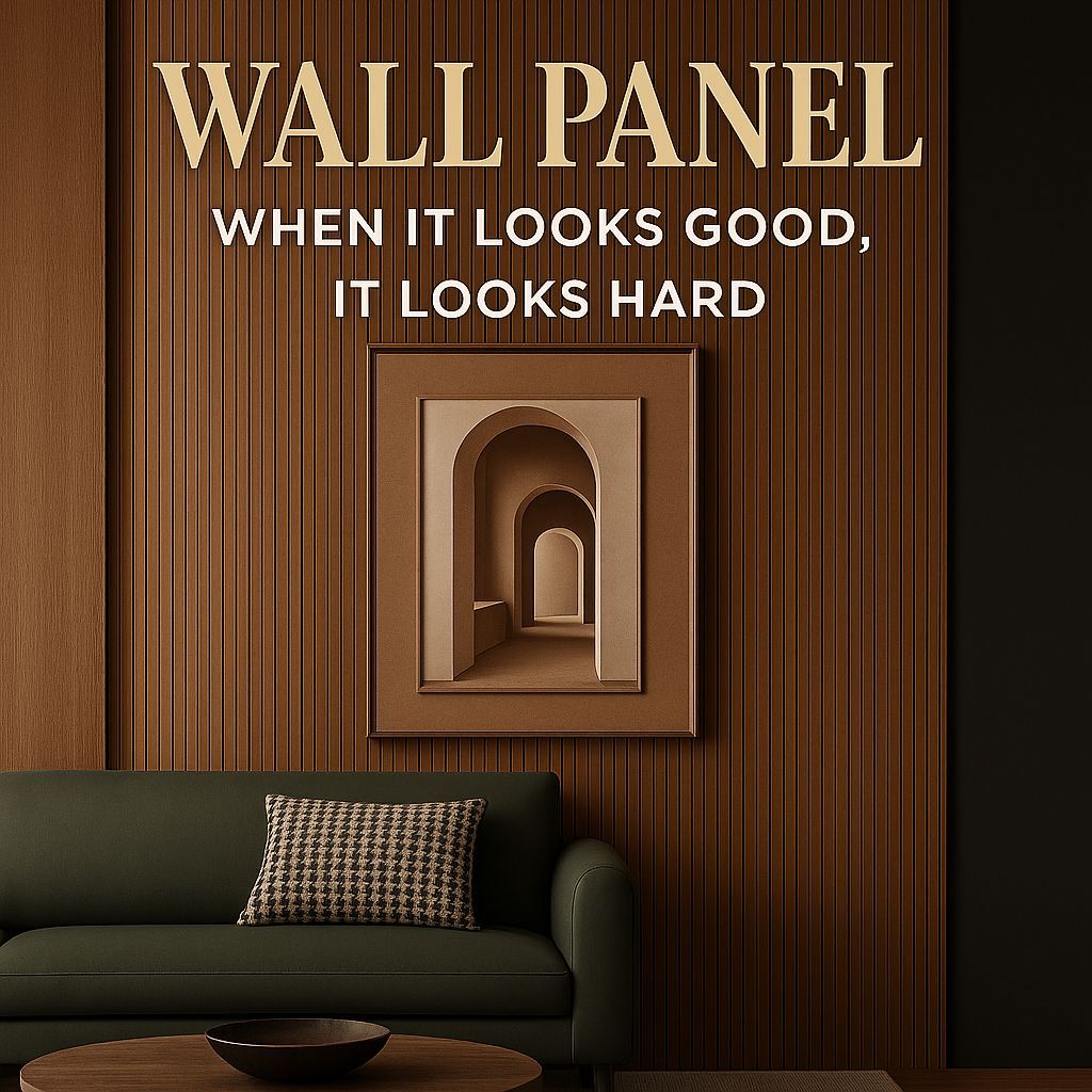 FLUTED WALL PANEL / WOOD SLAT WALL PANEL / DECORATIVE WOODEN WALL PANEL ...