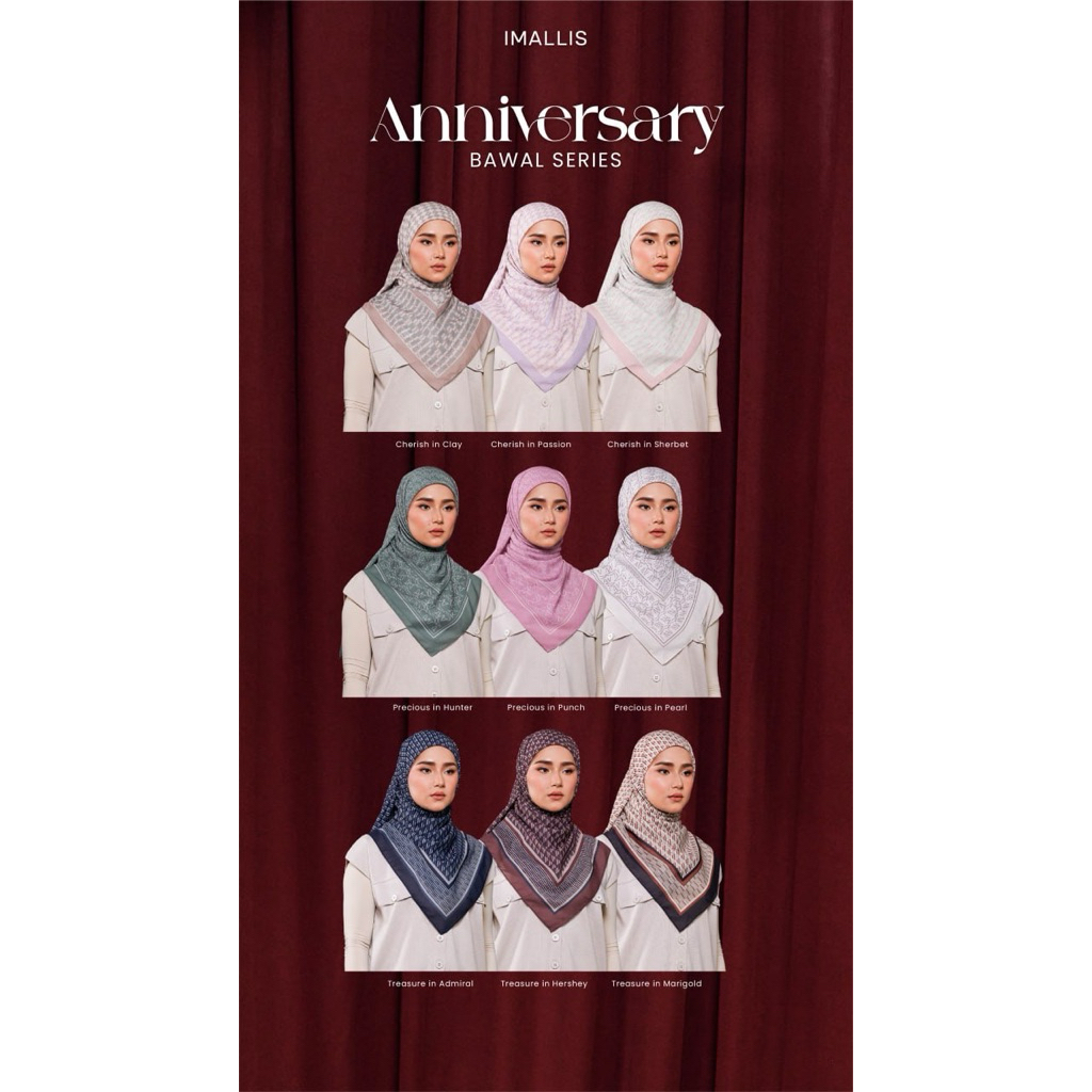 💐IMALLIS TUDUNG BAWAL INAYA VOILE COTTON Collection B50 | Shopee Malaysia