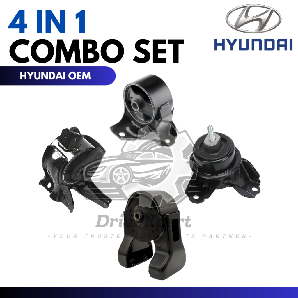 [4 IN 1] Thailand OEM Engine Mounting Kit - Hyundai Sonata NF (2005 ...