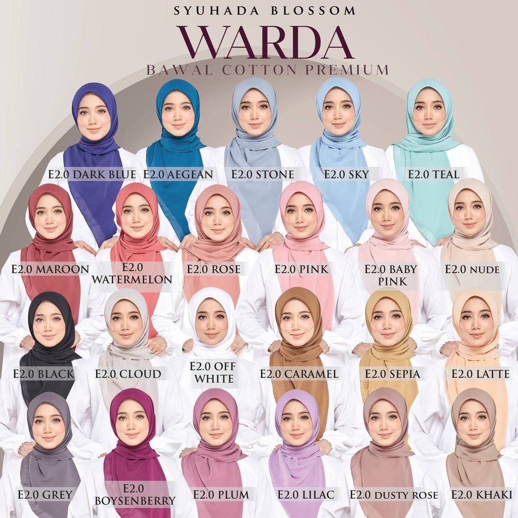 Bawal Hana and Bawal Plain Warda 45'' - Cotton Premium | Shopee Malaysia