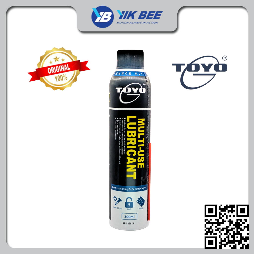 TOYO-G MULTI USE LUBRICANT OIL SPRAY (300ML) PERLINDUNGAN KARAT DAN ...