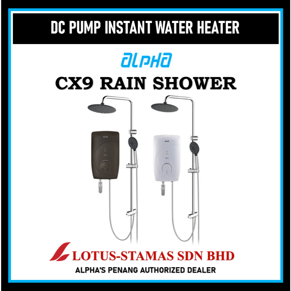 ALPHA CX9 i Rain Shower Instant Water Heater With DC Pump | Shopee Malaysia