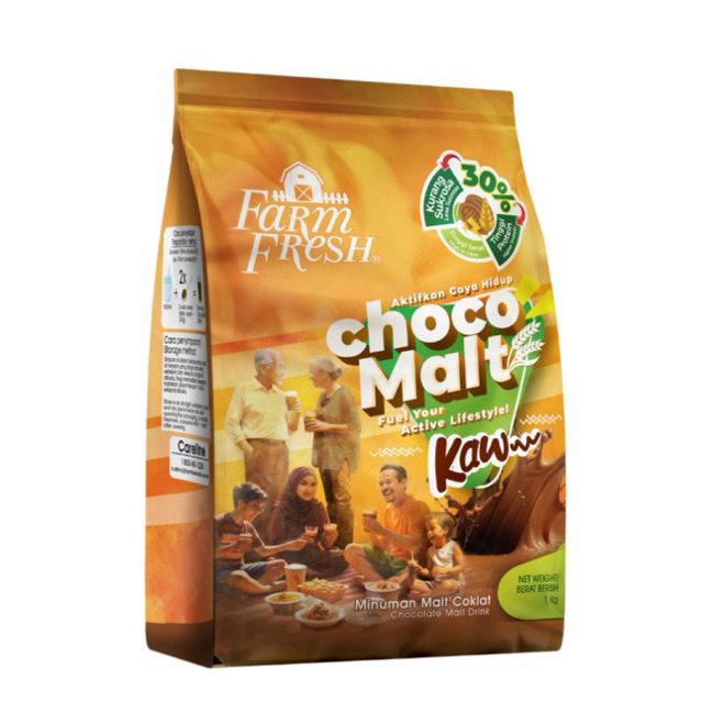 Farm Fresh Choco Malt Kaw 1kg | Shopee Malaysia