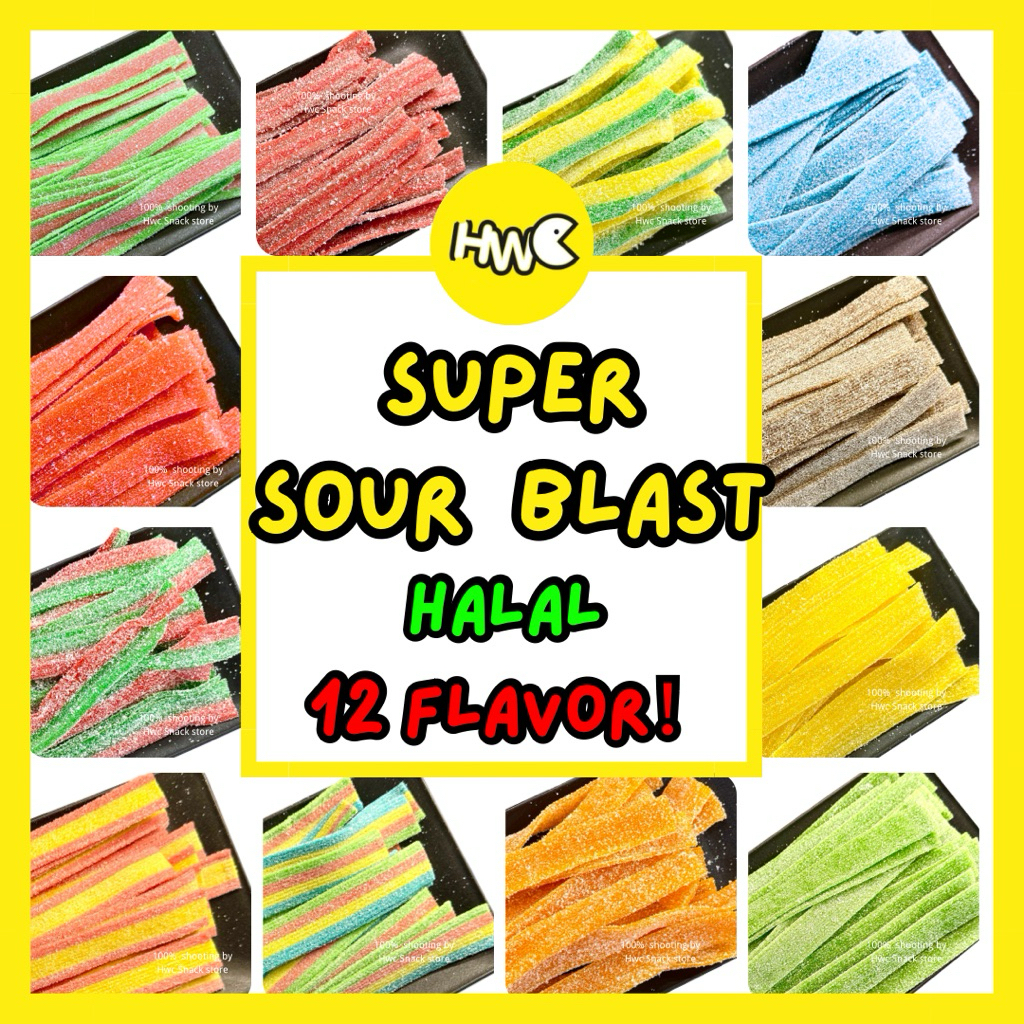 🔥Halal Sour Blast SUPER MASAM Premium ⭐TURKEY Sour Tape Sour Belt Sour ...