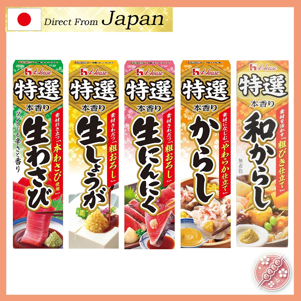 House Foods Tokusen Honkaori japanese paste spice in tube (Wasabi ...