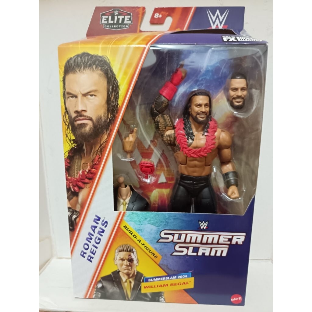 Mattel WWE Elite SummerSlam Roman Reigns Wrestling Action Figure | Shopee Malaysia
