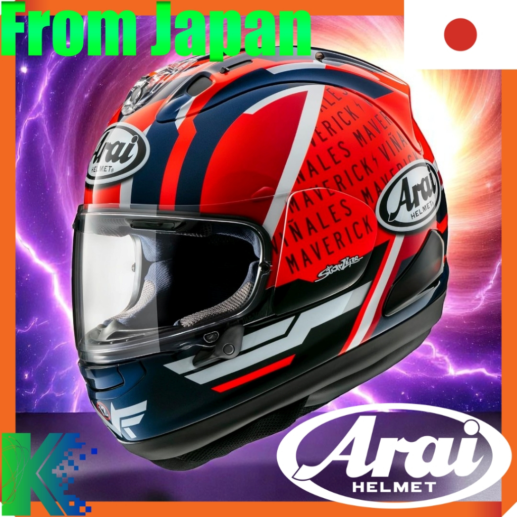 Arai RX-7X MAVERICK GP5 Full Face Motorcycle Helmet - Premium Safety ...