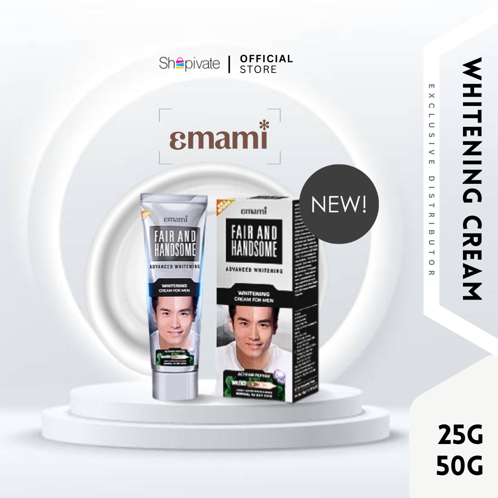 Emami Fair & Handsome ADVANCED WHITENING Cream 25g /50g (NEW) | Shopee Malaysia