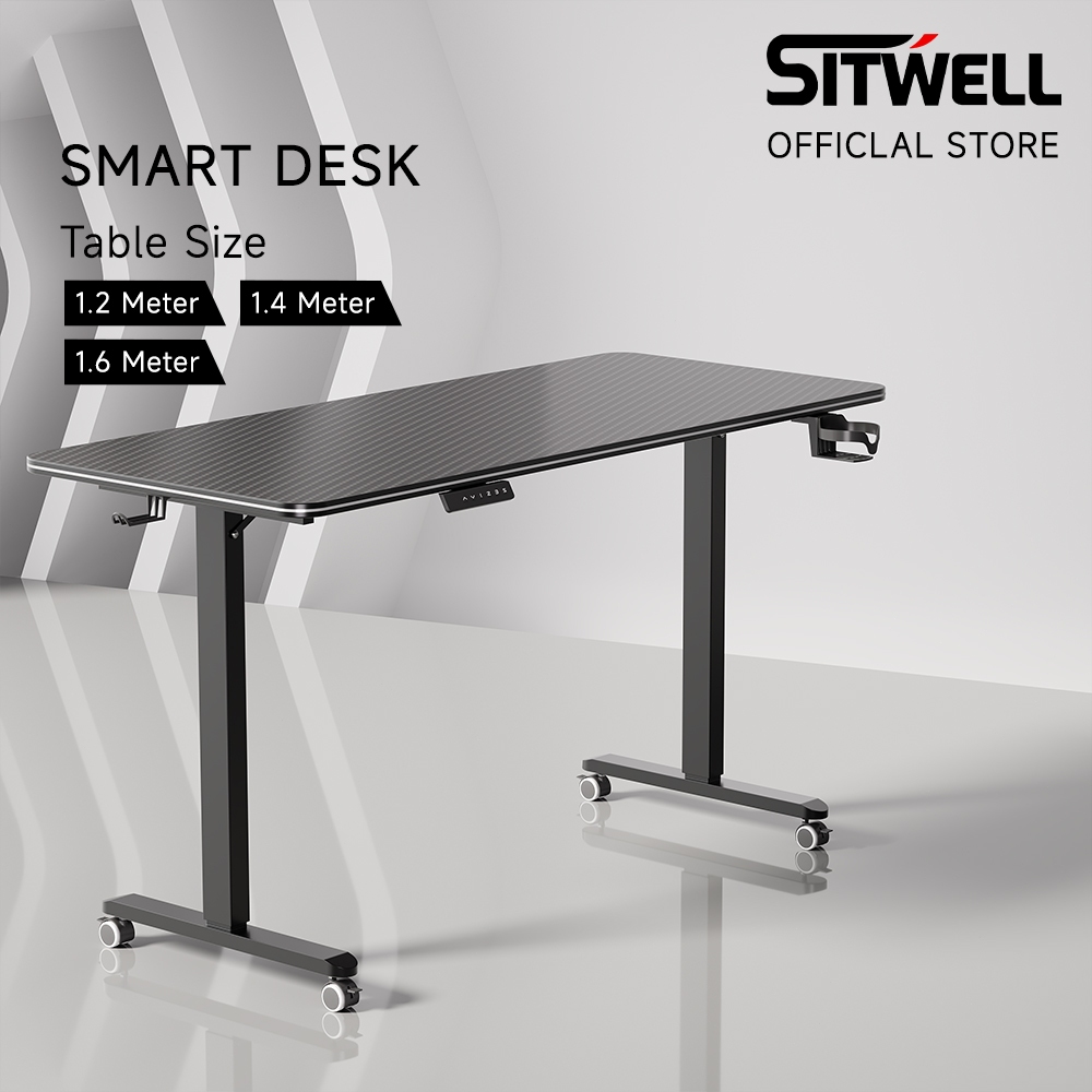 Sit-Well Adjustable Table Smart Height Adjustable Desk ⚡Free Gift⚡ ...