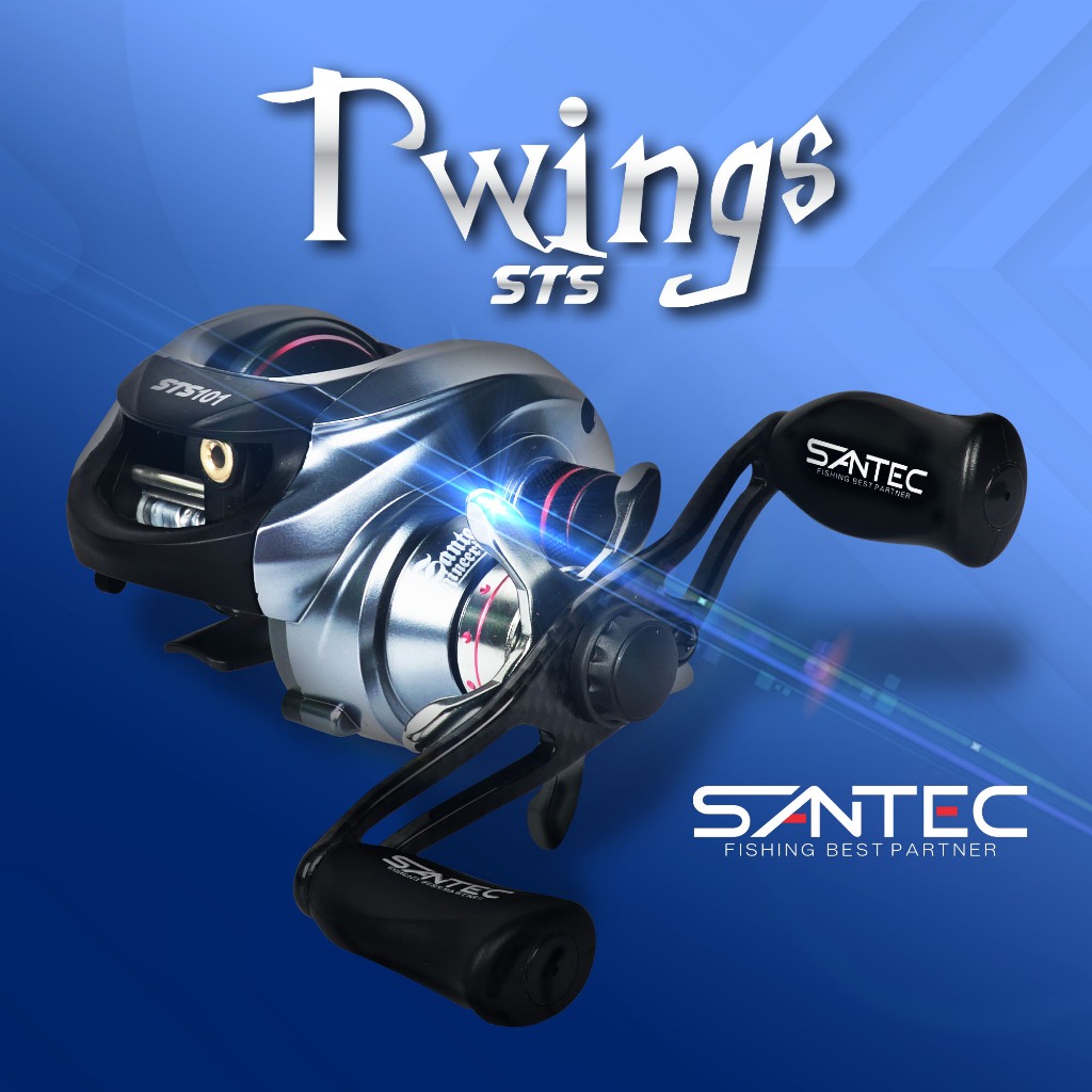SANTEC - TWINGS STS - 9+1BB - BAITCASTING REEL | Shopee Malaysia