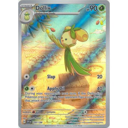 Pokemon tcg Dolliv - 200/198 - Illustration Rare Scarlet & Violet (Base ...