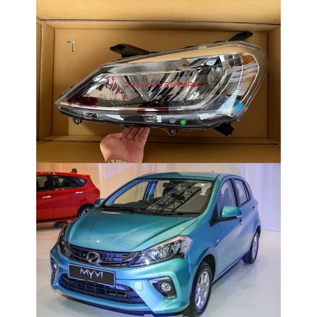 ORIGINAL PERODUA MYVI GEN3 D20N 2017 - 2021 HEAD LAMP RH LH LED ...